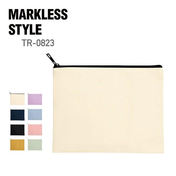 【※返品交換について※】こちらの商品は返品交換不可となっております。ご注意下さい。商品名：キャンバスフラットポーチ（Ｍ）素材：コットンカジュアルなキャンバス生地のポーチです。化粧道具やステーショナリー、カード類の持ち運びにも便利です。 爆買