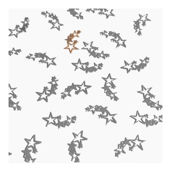 流れ星のメタルパーツです。裏面は銅古美色となります。【サイズ】・8mm×5mm×0.2mm【カラー】・シルバー【内容量】・10枚入り【確認事項】※パソコンの種類や環境により、商品の色合いや質感が実物と若干異なって見える場合があります。予めご...