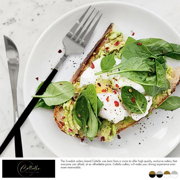 サイズ:長さ22.7cm重量:約39gカラー:ブラックゴールド、ブラックシルバー、ホワイトゴールド、ホワイトシルバー素材:ステンレス鋼、食洗器対応産地:中国 紳士物 男性用 カトラリー フォーク おしゃれ ギフト プレゼント 海外ブランド