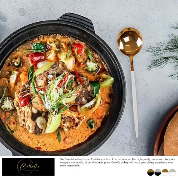 サイズ:長さ21.7cm重量:約29gカラー:ブラックゴールド、ブラックシルバー、ホワイトゴールド、ホワイトシルバー素材:ステンレス鋼、食洗器対応産地:中国 紳士物 男性用 食具 スプーン おしゃれ ギフト プレゼント 海外ブランド