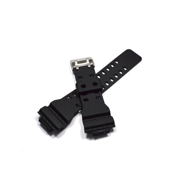 カシオ Gショックバンド 交換用樹脂バンド/ベルトバンド素材：ウレタン（樹脂）色：ブラック美錠色：シルバーバンド/ベルト交換対応モデルG-8900GA-100交換治具はついておりません。※時計部品の返品にはご対応しかねます。ご注文前によくご...