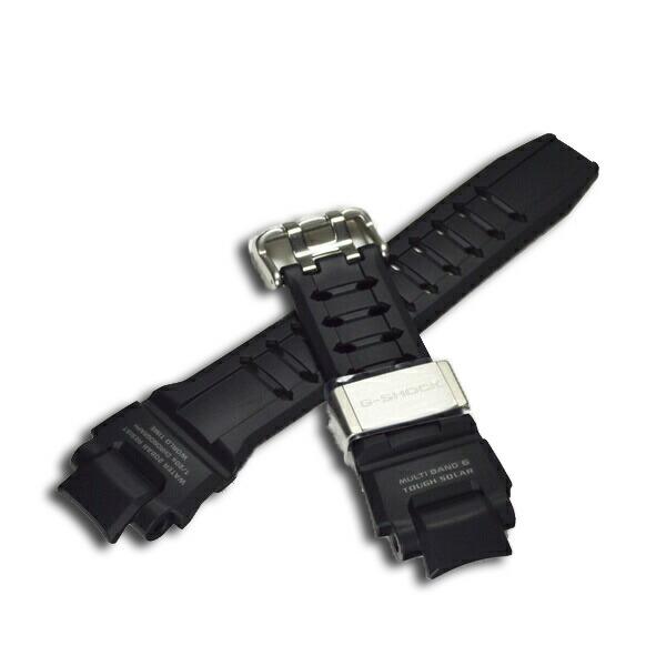 カシオ G-SHOCK Gショック 交換用バンド/ベルトバンド素材：ウレタン（樹脂）色：ブラック美錠色：シルバーバンド/ベルト交換対応モデルGW-A1000交換治具はついておりません。※時計部品の返品にはご対応しかねます。ご注文前によくご確...