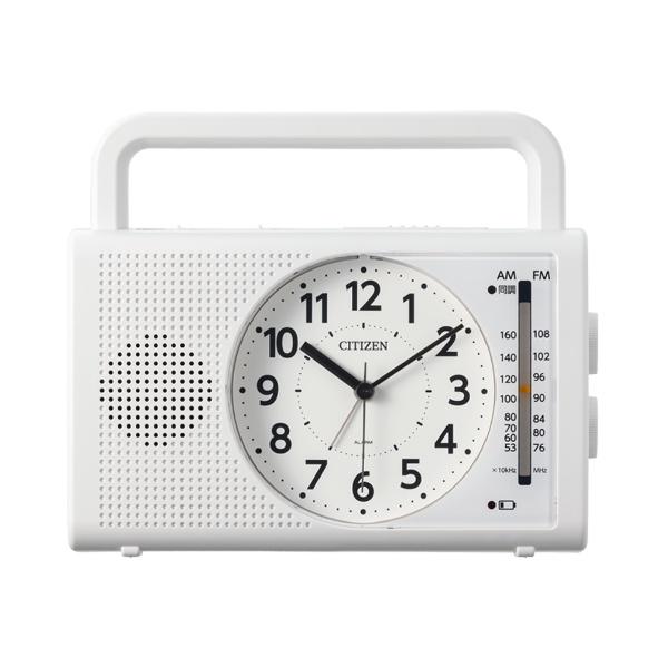 サイズ・重さ:152×179×68mm/610gカラーマッチング03:ホワイト(白)材料:プラスチック枠≪主な機能と特徴≫AM/FMラジオ※ワイドFM（FM補完放送）対応手巻きモーター乾電池の電池切れ警告表示（ドットが2秒ごとに消灯）充電池...