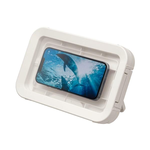 品名 MAGCASE S（マグケース エス）配色 03：ホワイト本体サイズ 高さ 143×幅 223×奥行 32mm質量 約 310g防水性能 IPX7 相当※水深1mの真水に30分間浸しても有害な影響を受けない（防浸形）。機能 タッチ操作...