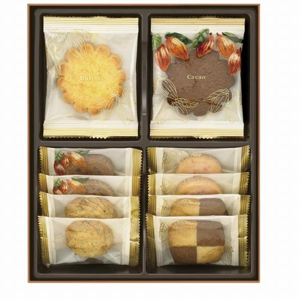 ●商品内容 クッキー(カカオ・バター・チョコレートチップ・ストロベリーチョコレートチップ・ジャンドゥヤ&amp;ホワイト・ダージリンティー)×各2●パッケージサイズ：23×19×4.7cm ●賞味期限：常温4ヶ月  内祝い 快気祝い 出産内...