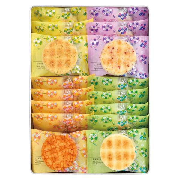 ●商品内容 姫てまり(直火炊き?油・やき塩)×各7、姫てまり(梅ざらめ・コ-ンポタ-ジュ)×各3●パッケージサイズ：28.5×19.5×6cm ●賞味期限：製造日より常温4ヶ月  内祝い 快気祝い 出産内祝い ギフト お返し お中元 お歳暮...