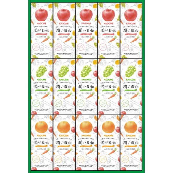 ●商品内容 潤い日和(ふじミックス・清見オレンジミックス・シャインマスカットミックス)各200ml×各5●パッケージサイズ：27.4×38.2×5 cm 3.4kg ●賞味期限：製造日より365日  内祝い 快気祝い 出産内祝い ギフト お...