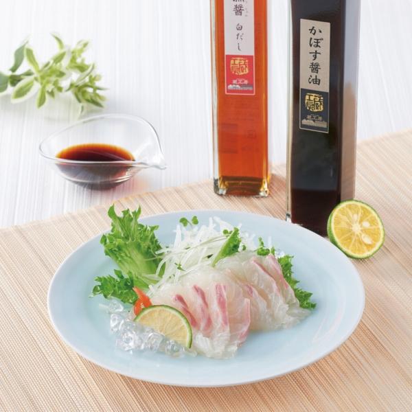 ●商品内容 かぼす醤油200ml・ゆず醤油200ml・にんにく醤油200ml・根昆布醤油200ml・漁醤白だし200ml×各1●パッケージサイズ：234×330×54 mm ●賞味期限：製造日より730日  内祝い 快気祝い 出産内祝い ギ...