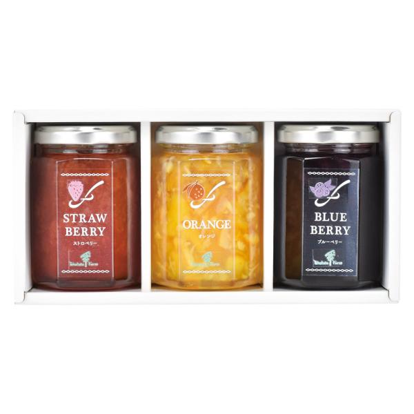 ●商品内容 ストロベリー・オレンジ・ブルーベリー(各145g)×各1●パッケージサイズ：12×22×6cm ●賞味期限：製造日より常温10ヶ月  内祝い 快気祝い 出産内祝い ギフト お返し お中元 お歳暮 結婚祝い 人気 香典返し 法事 ...