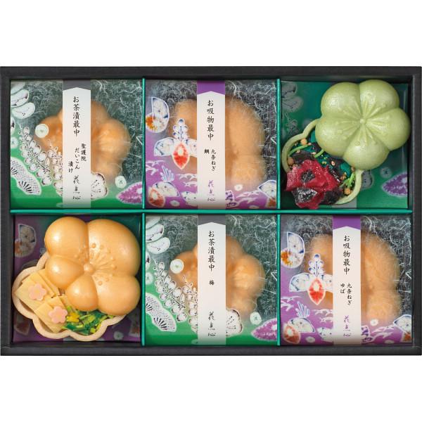 ●商品内容 お茶漬(賀茂なすしば漬け・聖護院だいこん漬け・梅×各1)、お吸物(九条ねぎ(ゆば)×2、九条ねぎ(鯛)×1)●パッケージサイズ：26.4×18.2×5.2 cm 300g ●賞味期限：製造日より90日  内祝い 快気祝い 出産内...
