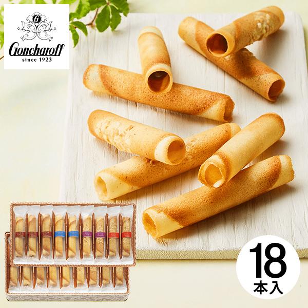 ●商品内容　ロールクッキー×18本 ●パッケージサイズ：150×281×63mm ●賞味期限：製造後180日コルベイユは1976年（昭和51年）誕生。サクっとした食感のラングドシャ生地と、パリッとした食感のチュイール生地の２種類をくるっと巻...