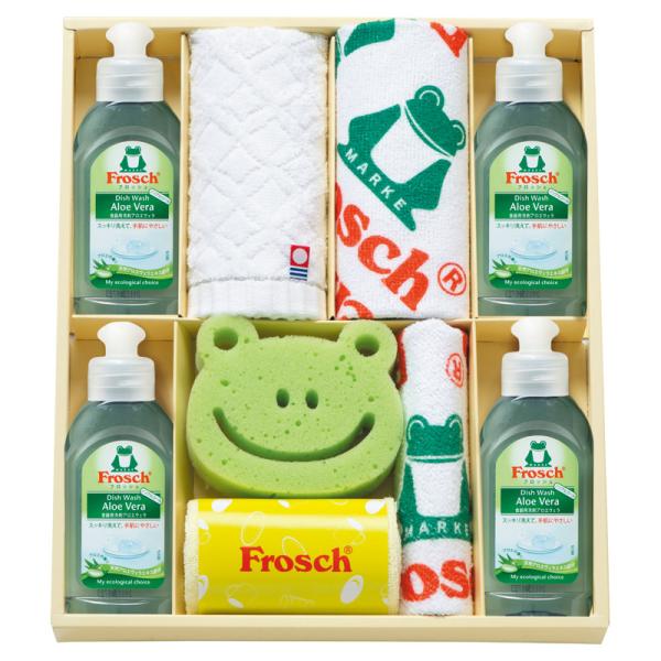 ●商品内容 フロッシュミニ(アロエヴェラ)(オーストリア)(100ml)×4、マイクロファイバークロス(中国)(25×25cm)×3、今治製ウォッシュタオル(28×30cm)・スポンジ(中国)×各1 ●材質 タオル:綿100%、クロス:ポリ...