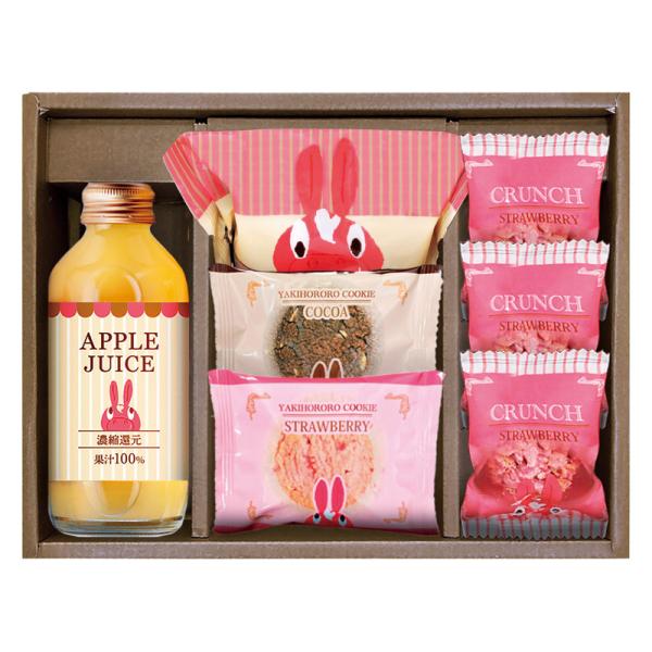 ※商品のデザイン・内容等が変更になる場合がございます。ご了承ください。●商品内容 チョコクランチ(ストロベリー)×3、アップルジュース(180ml)・焼きドーナツ(ストロベリー)・焼きほろろクッキー(ココア・ストロベリー)×各1●パッケージ...