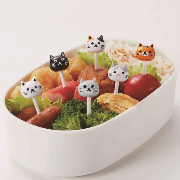 ◆関連ワード： ねこ ピック お弁当 ピックス 串 グッズ キャラ弁 デコ弁 かわいい 男子 女子 男の子 女の子 お弁当箱 子供 大人 おもしろい おしゃれ 女性 男性 ネコ 猫 ねこ シロ クロ ミケ トラ サバ グレイ 動物 アニマル...