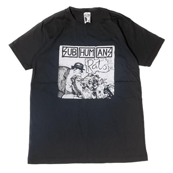 ロックTシャツ バンドTシャツ サブヒューマンズ 半袖 メンズ レディース ロック パンク 黒 ブラックデニムパンツやカーゴパンツ、サルエルパンツ、ワイドパンツ、ハーフパンツなど様々なアイテムと相性が良く、他アイテムと合わせやすい飽きのこな...