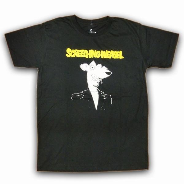 ロックTシャツ バンドTシャツ スクリーチングウィーゼル 半袖 メンズ レディース ロック パンク 黒 ブラックデニムパンツやカーゴパンツ、サルエルパンツ、ワイドパンツ、ハーフパンツなど様々なアイテムと相性が良く、他アイテムと合わせやすい飽...