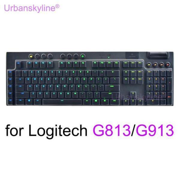 G813 G913キーボードカバーロジクールG813 G913ためlogi機械式保護プロテクタースキンケースシリコーンtpu funda 色 : for_G813 for_G913 互換性:Logitech g813/g913の場合機能:パ...