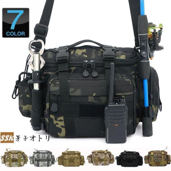ショルダーバッグ ウエストバッグ 釣り バッグ 3way 防水 フィッシングバック 迷彩柄 大容量 多機能 バッグ カバン かばん素材：ナイロン●中国製※日本サイズ表示ではなく、ご購入前にぜひともサイズ表をご確認ください。※お使いの画面と実...