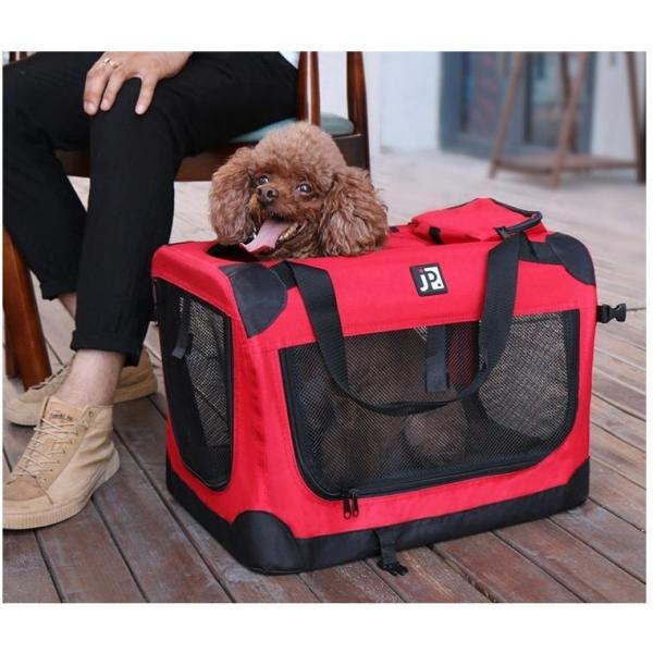 ペットケージ ソフトクレート ペットクレート シートボックス サークル 折りたたみ 犬 猫 小型犬用外寸：約50*35*35cm60*42*42cm72*52*52cm82*58*58cm95*65*65cmペットは、ドライブ中でもメッシュ...