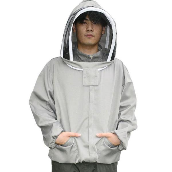 ■品名:蜂防護服(2点セット)■素材:ポリエステル■カラー：全1色■サイズ：F■内容物:2点セット(上着+帽子)eiikobig の検索キーワード：養蜂 防護服 作業服 作業着 上下 防護服 作業服 養蜂 虫よけ 防虫　鉄壁ガード 害虫駆除...