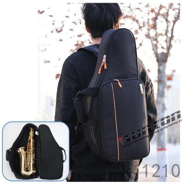 ALTO SAX CASEアルトサックス用ケース■管楽器 楽器ケース バッグ■アルト サクソフォーン用■カラー: ブラック■素　材:防撥水1280Ｄオックスフォード中　部　約18mmフォームパッドを採用（サックスを保護）■外寸法: 62×2...