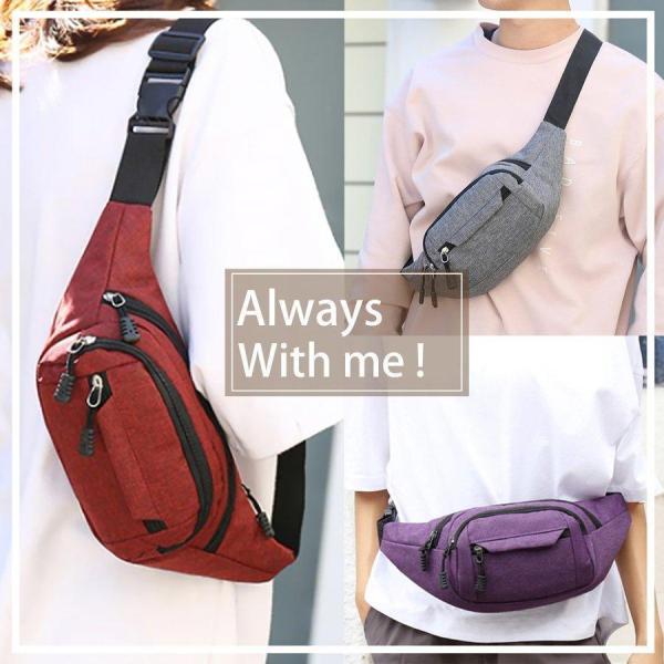 ミニサイズのウエストポーチです。派手な色ではなく落ち着いた色合いです。スマホをいれて、サイクリング ジョギング ウォーキング 等、ちょっとしたお出かけに活躍します。斜め掛けもできるので、カジュアルな場面や作業、仕事時など用途に合わせて使い分...