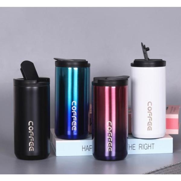 タンブラー 蓋付き 蓋つきタンブラー ステンレスタンブラー おしゃれ コーヒータンブラー コーヒー 保温タンブラー 蓋付マグカップ 真空断熱タンブラー 保冷 保温 コーヒーカップ コップ ストロー 車載 ステンレス製 通勤 OL 水筒 マグ...