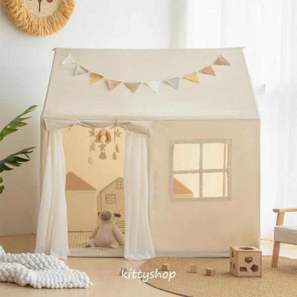 ご来店いただき、誠にありがとうございます。★素材：ポリエステル、綿★内容：テントだけ/テント+フロアマット（他の人形など飾りものは付属しておりません）★カラー：ベージュ※お客様ご使用のPC環境により商品画像のカラーが多少異なる場合があります...