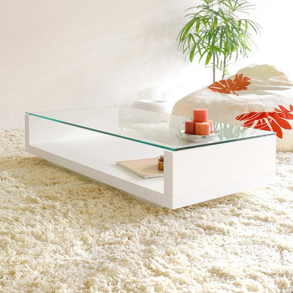 ガラストップ センターテーブル リビングテーブル■ 送料無料（エリア条件あり）■ 完成品■商品の大きさ /SIZE　幅90×奥行き45×高さ22.8cm　詳細サイズは下図をご覧ください。■使われている素材 /MATERIAL　本体：パーティ...