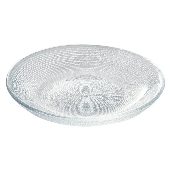 オシャレなガラスの器。しっかりとした作りで家庭用はもちろん飲食店などでの業務用食器としておすすめです。サイズ：直径108×17高さ(mm)重さ-約147g材質：ガラス、トルコ製※電子レンジ・食器洗浄機・食器乾燥機の使用は不可です。破損の恐れ...