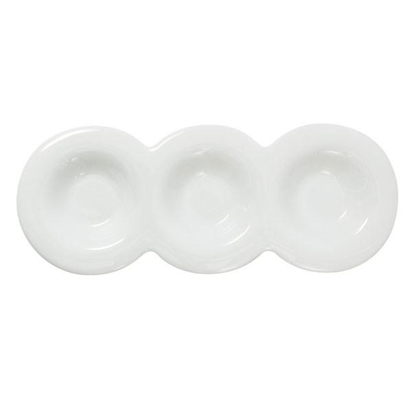 コモド【comodo】:[comodo]とはイタリア語で「くつろぎ」という意味があります。丸く優しいフォルムがゆったりしたくつろぎのティータイムを演出します。230mm×90mm×高さ20mm食器洗浄機OK材質：磁器（白磁） / 日本製