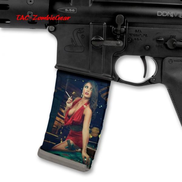 【発売日：2018年02月20日】US NightVision社製のAR15/M4用のマガジン用デカール/2枚セットAR15/M4系の5.56mm STANAGマガジン対応PMAGなどのポリマーマガジン対応2枚セットなのでM4系マガジン2本...