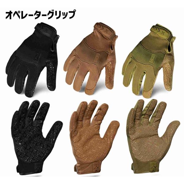 滑り止めが付いたOPERATOR GRIP（オペレーターグリップ）究極のグリップを確保する為に、特許取得済みDiamondcladシリコン加工を施し、優れたグリップ力を発揮。過酷な戦術的な気候を生き残るために構築されています。・合皮をベース...