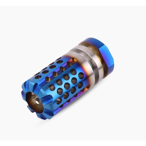 【SLR RIFLEWORKS タイプ】SLR Synergy Mini Comp 5.56タイプ(14mm 逆ネジ)/チタンブルー ...