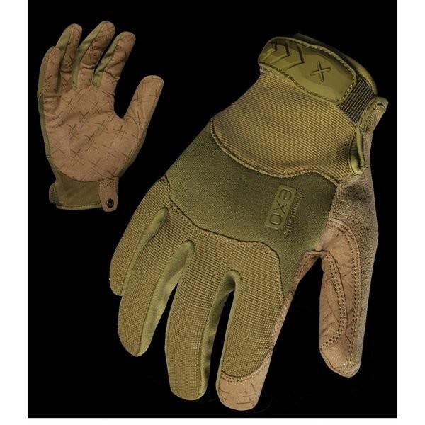 シンプルなグローブ OPERATOR PRO（オペレータープロ）/OD Green・ネオプレン/スパンデックス素材で手首から指先までフィット・親指部分は汗を拭けるテリークロス（タオル地）特許品・他のグローブにはない、新素材仕様・手首はTPR...