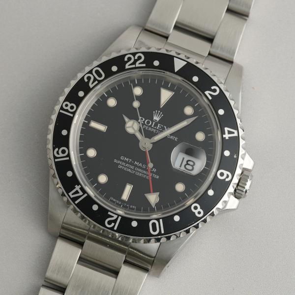 【発売日：2025年12月25日】1991 Rolex GMT-Master 16700 Black Bezel Tritium Single Buckle E Serial Serviced■ブランド：ロレックス■モデル：GMTマスターI...