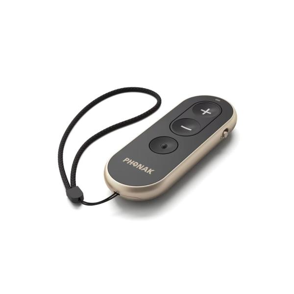 【商品名】・フォナック RemoteControl（リモートコントロール）／型番：076-0065-P5【概要】・対応フォナック補聴器の「音量調整」「プログラム切替」を手元で行える純正リモコン・大きめボタン＋表示ランプで、操作がシンプル（高...