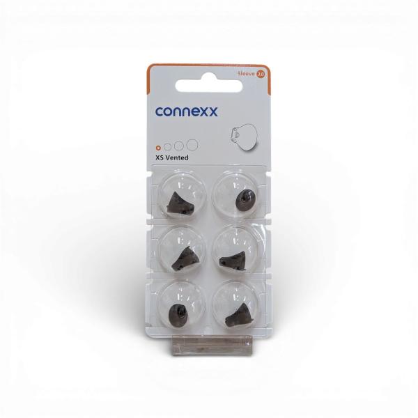 クリック スリーブ3.0（AX/IX用）XS ベント（穴2個）交換用イヤースリーブ（耳せん）｜1パック6個入・交換方法は下の動画で確認できます・スマホの方は［すべて見る］をタップ・耳せんは消耗品：汚れ/変形/外れやすい/音がこもる等で交換目...
