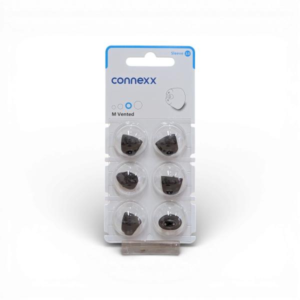 クリック スリーブ3.0（AX/IX用）M ベント（穴2個）交換用イヤースリーブ（耳せん）｜1パック6個入・交換方法は下の動画で確認できます・スマホの方は［すべて見る］をタップ・耳せんは消耗品：汚れ/変形/外れやすい/音がこもる等で交換目安...