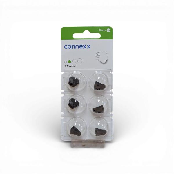 クリック スリーブ3.0（AX/IX用）S クローズ（穴1個）交換用イヤースリーブ（耳せん）｜1パック6個入・交換方法は下の動画で確認できます・スマホの方は［すべて見る］をタップ・耳せんは消耗品：汚れ/変形/外れやすい/音がこもる等で交換目...