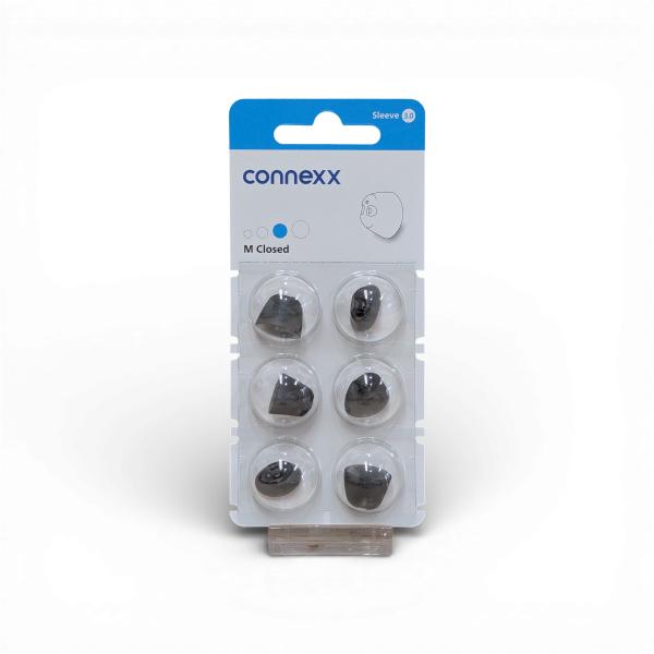 クリック スリーブ3.0（AX/IX用）M クローズ（穴1個）交換用イヤースリーブ（耳せん）｜1パック6個入・交換方法は下の動画で確認できます・スマホの方は［すべて見る］をタップ・耳せんは消耗品：汚れ/変形/外れやすい/音がこもる等で交換目...