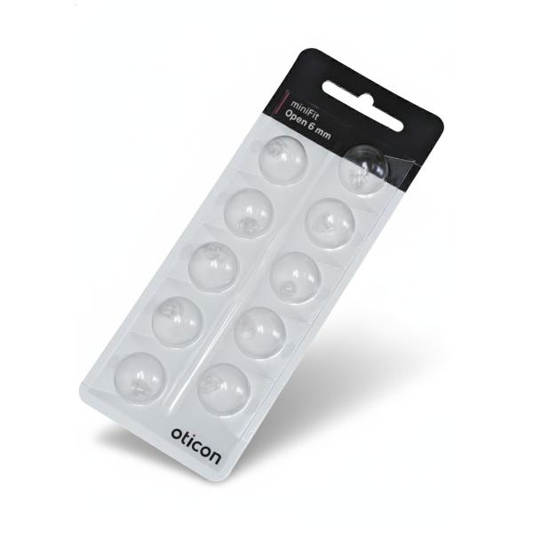 〇商品説明：オーティコン補聴器専用耳栓　10個入り〇対応補聴器　オーティコン　OPN・OPN S・オープンプレイ（イニウムセンス・ヴェロックスチップ搭載モデル）〇商品名称：ミニフィット オープンドーム〇ドームの直径：6mm━━━━━━━━━...