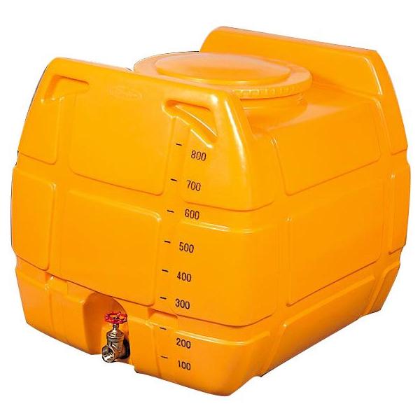 巾1040×長1170×高980mm　800L  1-1/2インチバルブ付、ドレン付、エア抜き付、2層成形、重量32.5kgお届け先が法人(会社、事業所、店舗、学校、病院、協同組合、農場)等の場合、もしくは西濃運輸営業所でお引き取りに限り送...