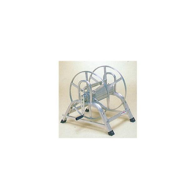 在庫品。この商品は代金引換決済ができます。当店からの出荷となります。北海道、沖縄、離島へは送料お見積りになりますのでご了承ください。φ8.5mmホース100ｍ巻（ホースは別売）φ8.5より戻し金具付きリール径φ43cm　　重量5.4kgマキ...