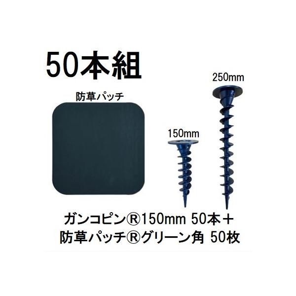 スマートフォンからご注文の際は、パソコン版商品説明も必ずご確認ください。インパクトレンチでピンをシートに直接ねじ込みます。仕上げにピンの上から、付属の防草パッチ〓を貼ってください。ガンコピンプラスチック製の「ねじ込み方式」のシート固定ピンで...