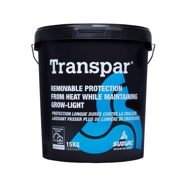 トランスパーはジェル状（pH中性）のため水で希釈しやすい製品です。約5〜7ヶ月程度効果が持続します。涼しい環境を好む作物を栽培している方、遮熱を長期間行いたい方におすすめです。【特長】遮熱効果の持続期間は5〜7ヶ月です。(持続期間は希釈率や...