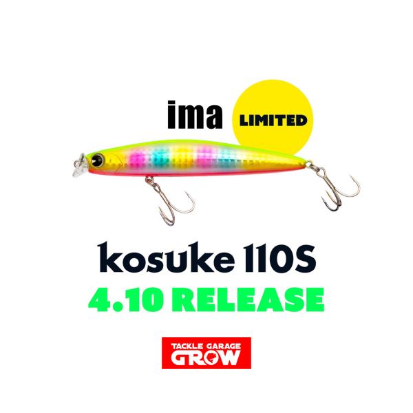[全長]110mm[重量]20g[タイプ]シンキング[レンジ]60 〜 100cm[アクション]ローリング待望のkosukeのシンキングモデルが4年振りに限定で登場。ウェイトを3gアップさせたことで、フローティングモデルでも十分な飛距離性能...