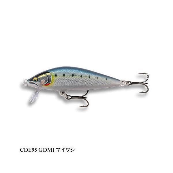 Running Depth:1.2cm Body Length:9.5cm Weight:14g ・飛距離約20%up(対CD比較)・水平フォール姿勢でドリフトに対応・タングステンコアウエイト採用貫通ワイヤーシステムを更なる次元へスタンピン...