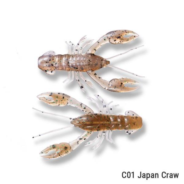 エビパウダー配合エラストマーの浮力を活かした釣りが展開できる3.2インチでは「デカバスキラー」として多くのアングラー様よりご支持をいただきました。、各部の厚みや全体のバランスを最適化し、小さくてもアピール力、カバー回避能力は健在です。テスト...