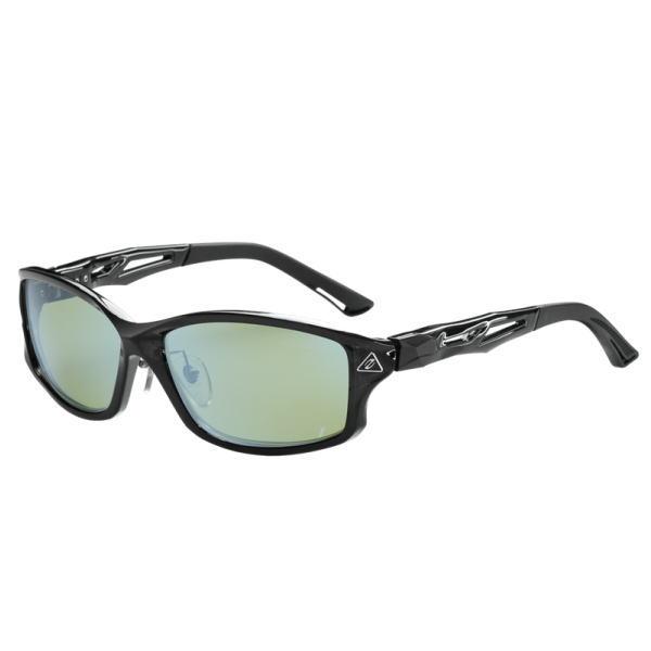 お取り寄せ商品になります。FRAME: CLEAR BLACK LENS : EASE GREEN / BLUE MIRROR